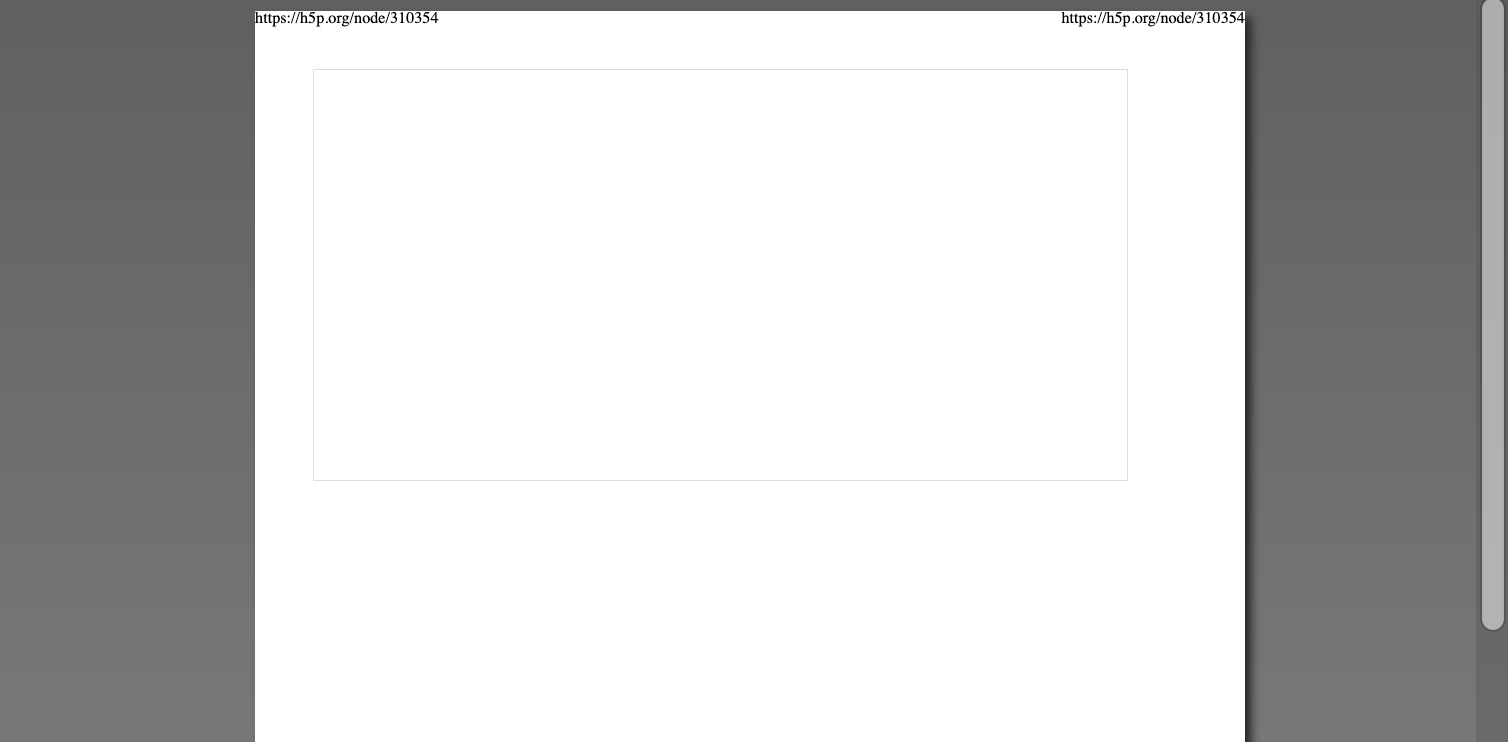 Course Presentation Print Function Not Working H5P